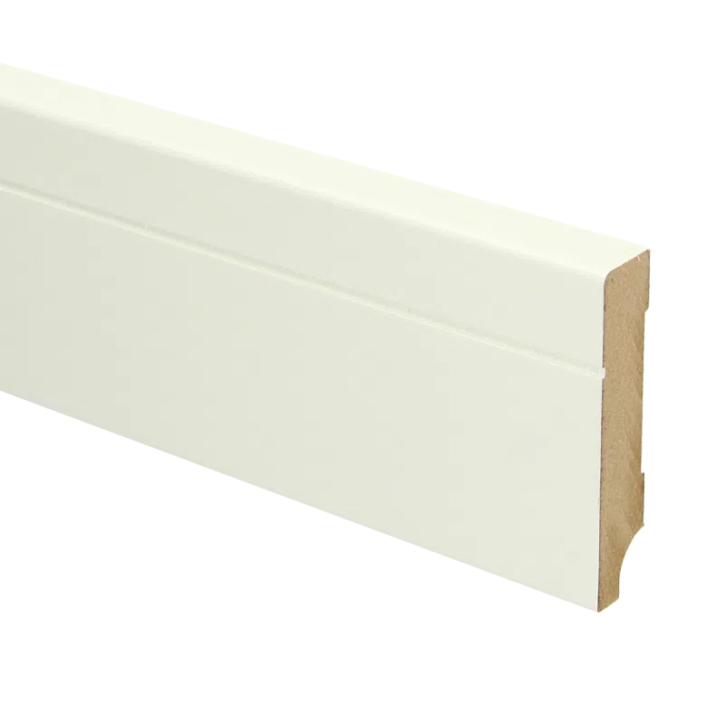 Luxe MDF plint | RAL 9010 Gebroken wit | 100% Prijsgarantie